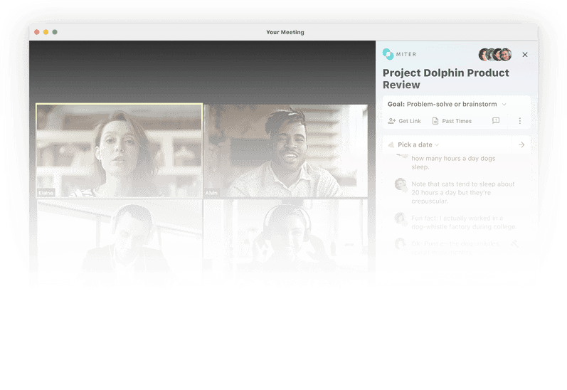Miter Meeting Tools: No More Bad Meetings! - Miter