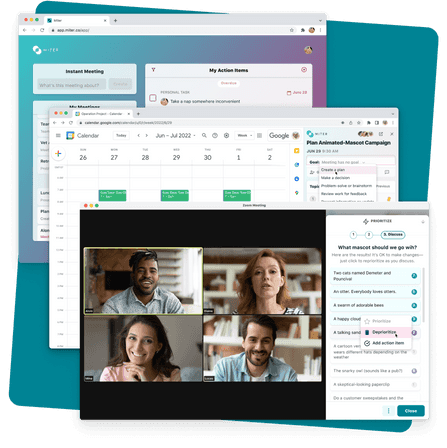 Miter Meeting Tools: No More Bad Meetings! - Miter