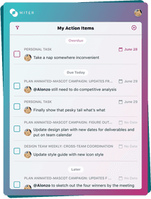 Miter Meeting Tools: No More Bad Meetings! - Miter